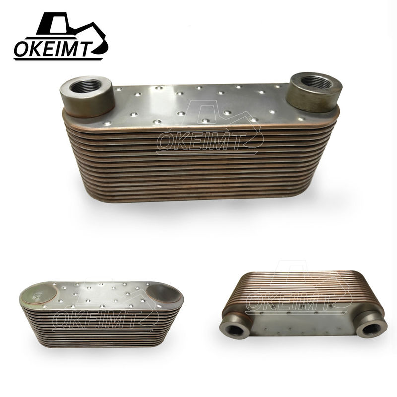 Engine Oil Cooler D7D-15P or D7D Excavator Oil Cooler Core Radiator ...