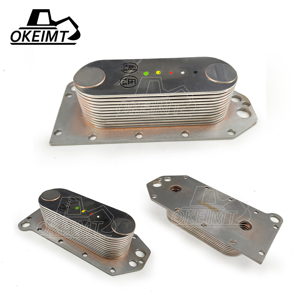 6C8.3 3974815 3918175 Diesel Oil Cooler For Komatsu S6D114E Cummins 6CT 6BT