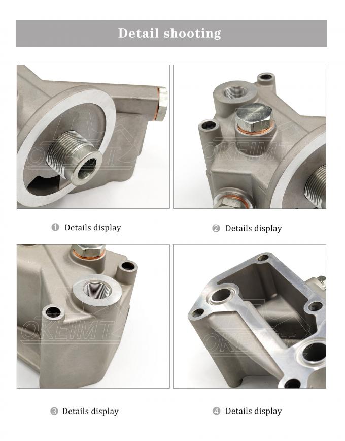 DH500 DE12T Engine Oil Filter Head 65.05503-0040A With Long Lifetime